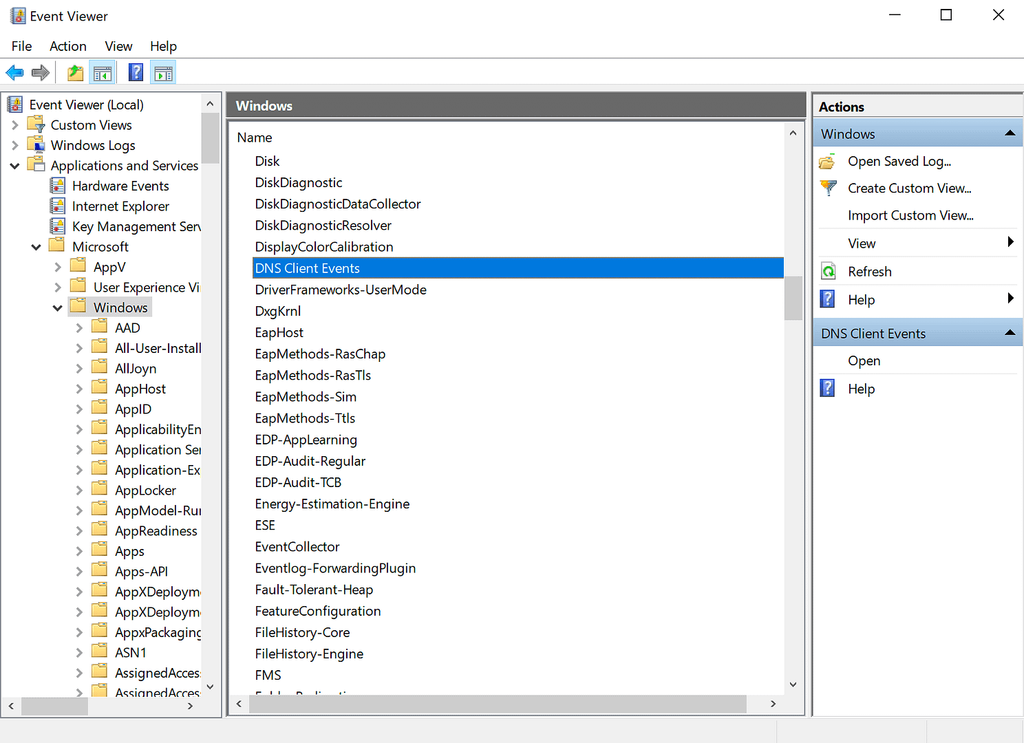 Enable DNS logging on Windows Host | PTFM Enable DNS logging on Windows Host | PTFM